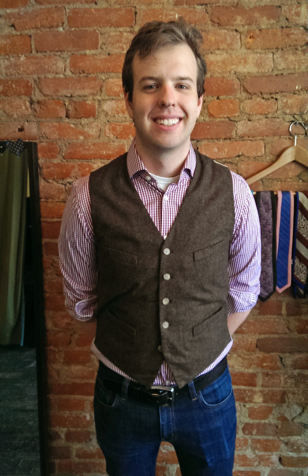 Customer Profile: Will’s Vest | Ginger Root Design