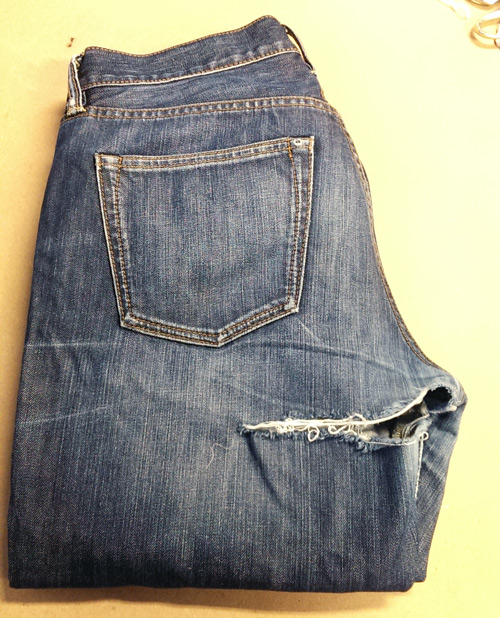 Denim Repair: Colorful Stitching | Ginger Root Design